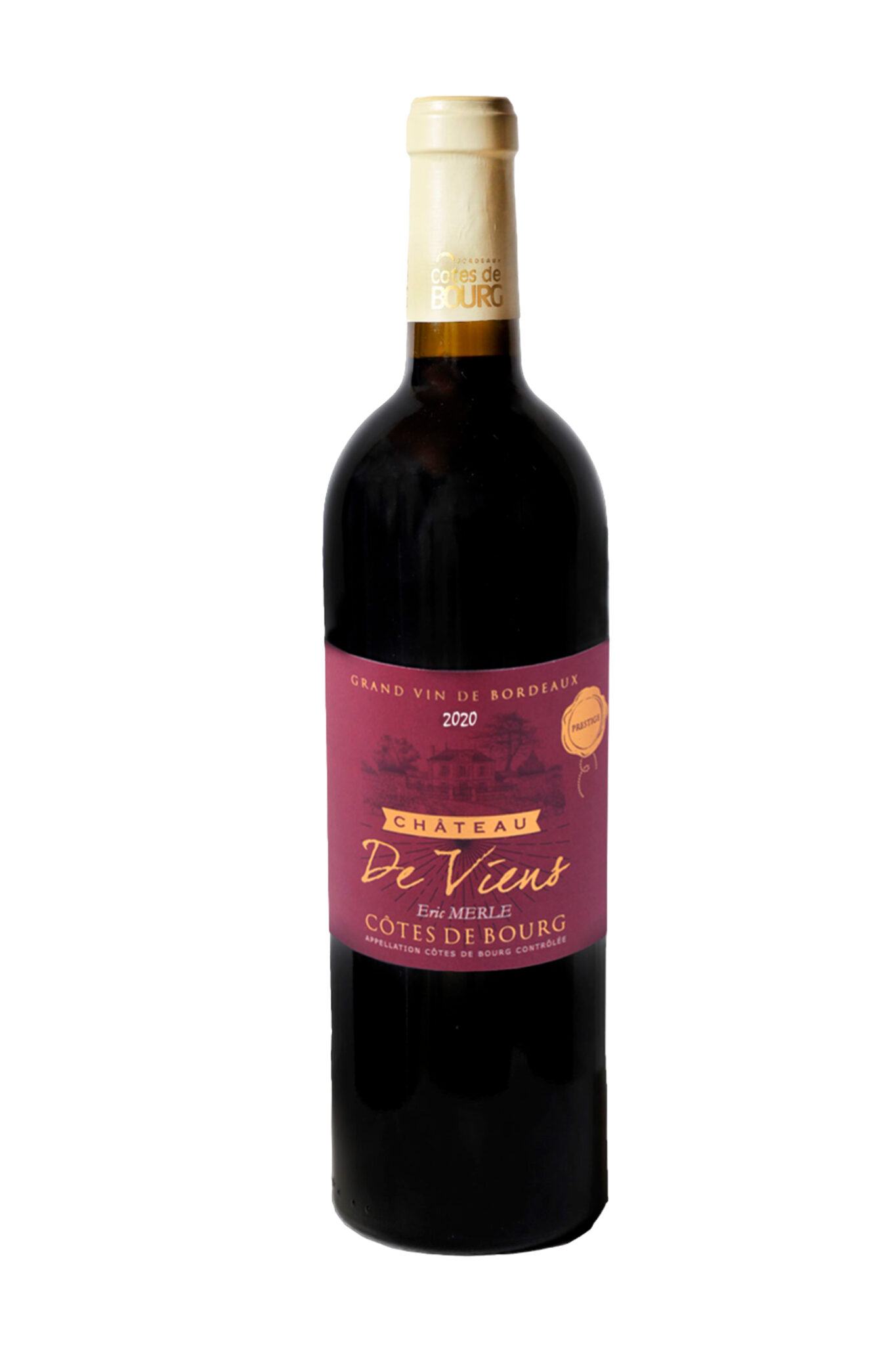 Château de Viens Prestige 2020 - Côtes de Bourg - Grand Vin de Bordeaux